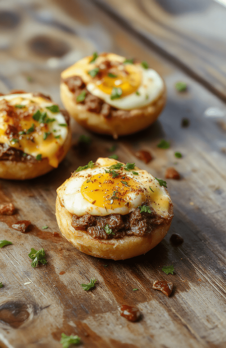 Healthy Low Carb Beef Cheese Egg Cups for Quick Breakfasts - Koch Moment